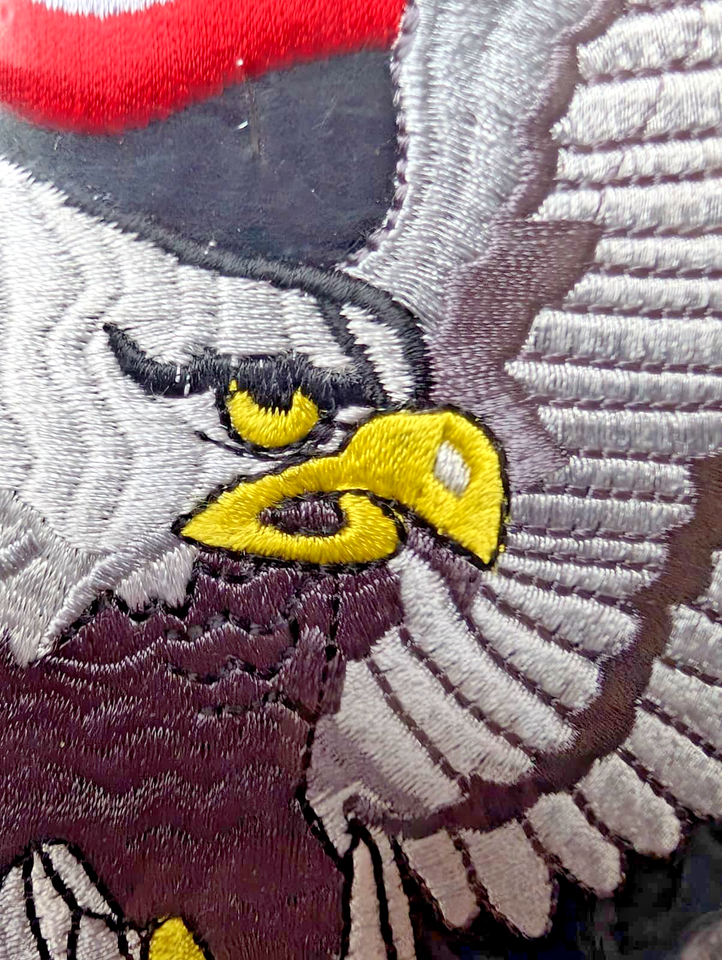 Sealed Global Harley Davidson Patch: HD Motor Cycle w/ Eagle & Flag 10 ...