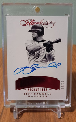 JEFF BAGWELL 2017 PANINI FLAWLESS LEGENDARY SIGNATURES RUBY AUTO 14/15 ASTROS | eBay