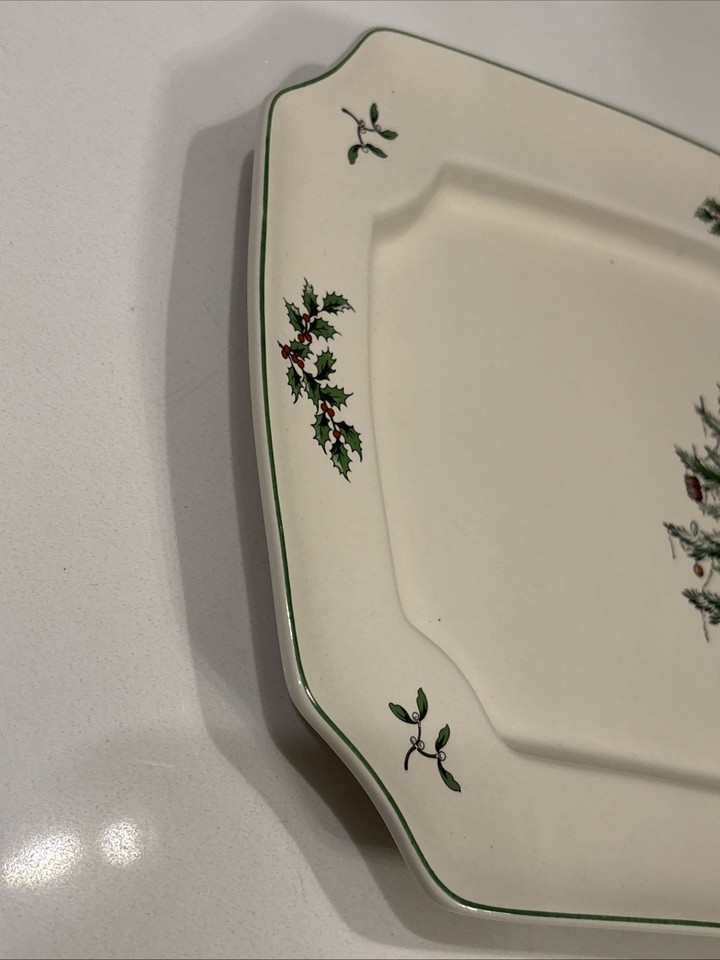 Spode CHRISTMAS TREE Large Rectangular Serving Platter, 15 " x 10” | eBay