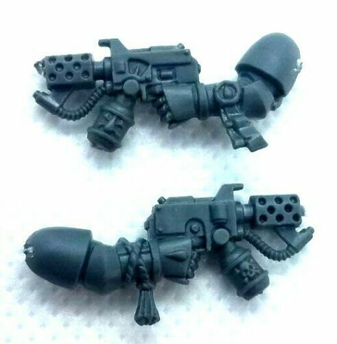40k Space Marines Blood Angels Death Company x2 hand flamers | eBay