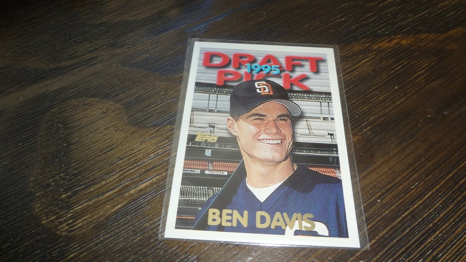 1995 TOPPS DRAFT PICK # 74T BEN DAVIS BASEBALL CARD | eBay