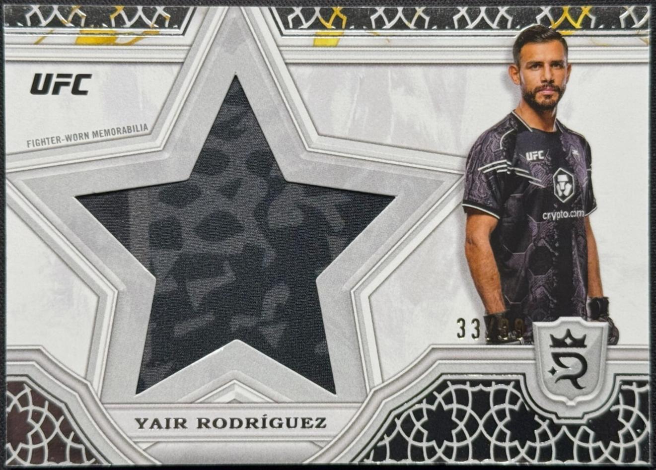 2024 Topps Royalty UFC - Star Relics Yair Rodriguez #SRR-9 /99 (MEM ...