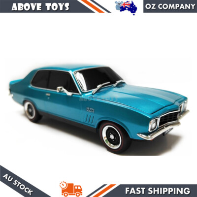 DDA 1:24 Scale Holden LJ Torana Headlights Light Up Teal Plastic Car ...