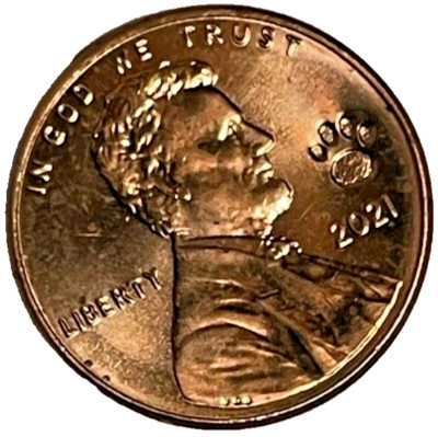 2021 Puppy Dog Paw Print Counterstamp Imprint Lincoln Cent Lucky Charm ...