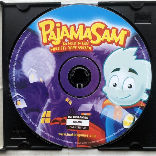 Pajama Sam No Need To Hide When It's Dark Outside (PC CD-ROM, 2002) WIN ...