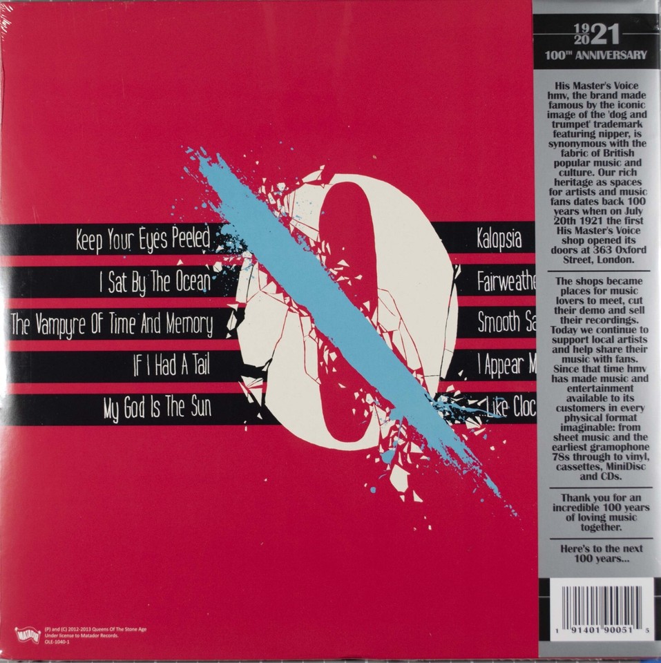 Queens Of The Stone Age ...Like Clockwork (LP) White, /1000, Mint ...