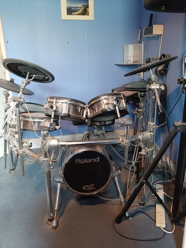 Roland TD-30KV V-Drums Electronic Drum Kit Plus Accessories & New Parts ...