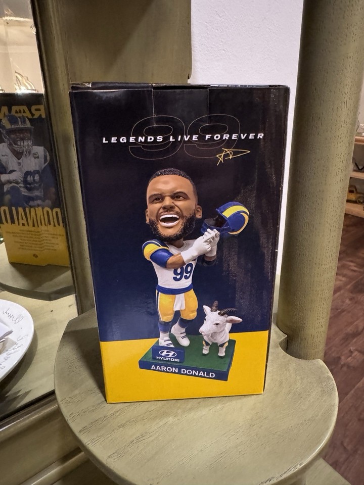 Aaron Donald GOAT Bobblehead Stadium Giveaway 11/23/25 Los Angeles Rams ...