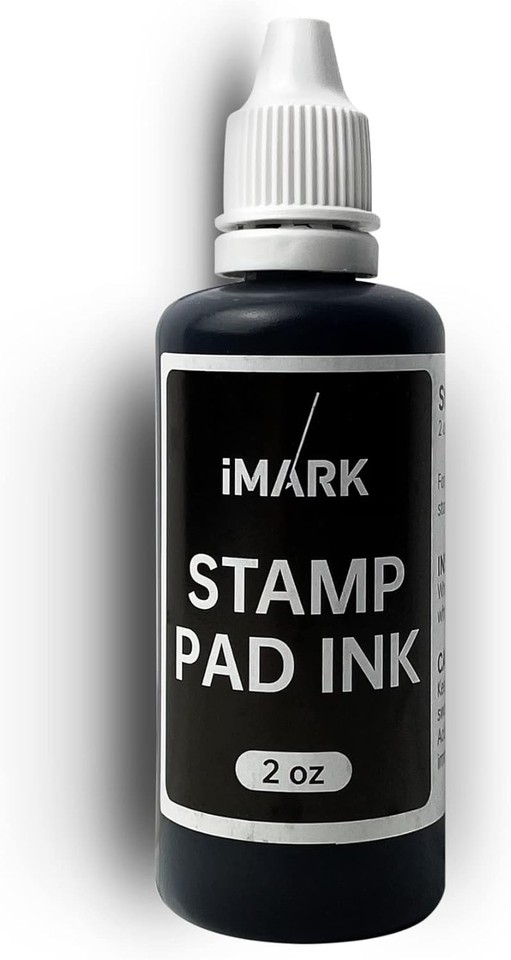 iMARK Premium Refill Ink for Self-Inking Stamps Daters Stamp Pads 2 oz ...