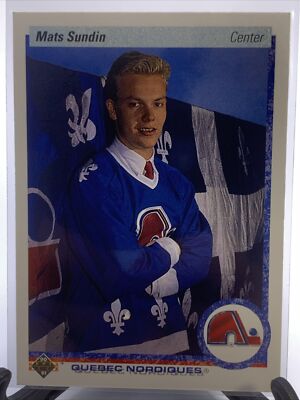 Mats Sundin Rookie Card 1990-91 Upper Deck #365 RC!! | eBay