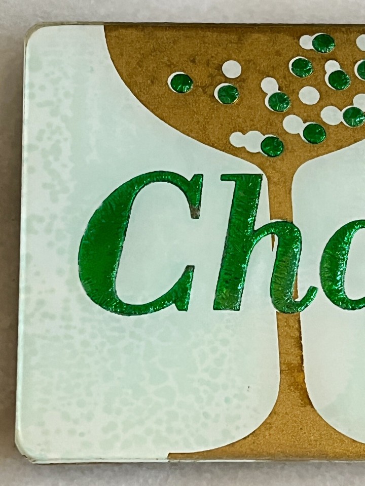 VTG Sparkling Champale Advertising Glass Sign Metropolis Brewery NJ 4 ...