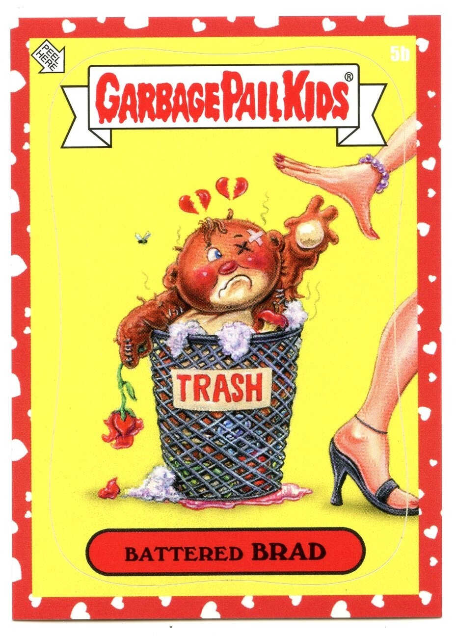 2024 Topps Garbage Pail Kids Putrid Poetry Red Heart Parallel 5b ...