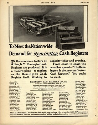 Cash Register, Adding Machines - Antique Remington Cash Register