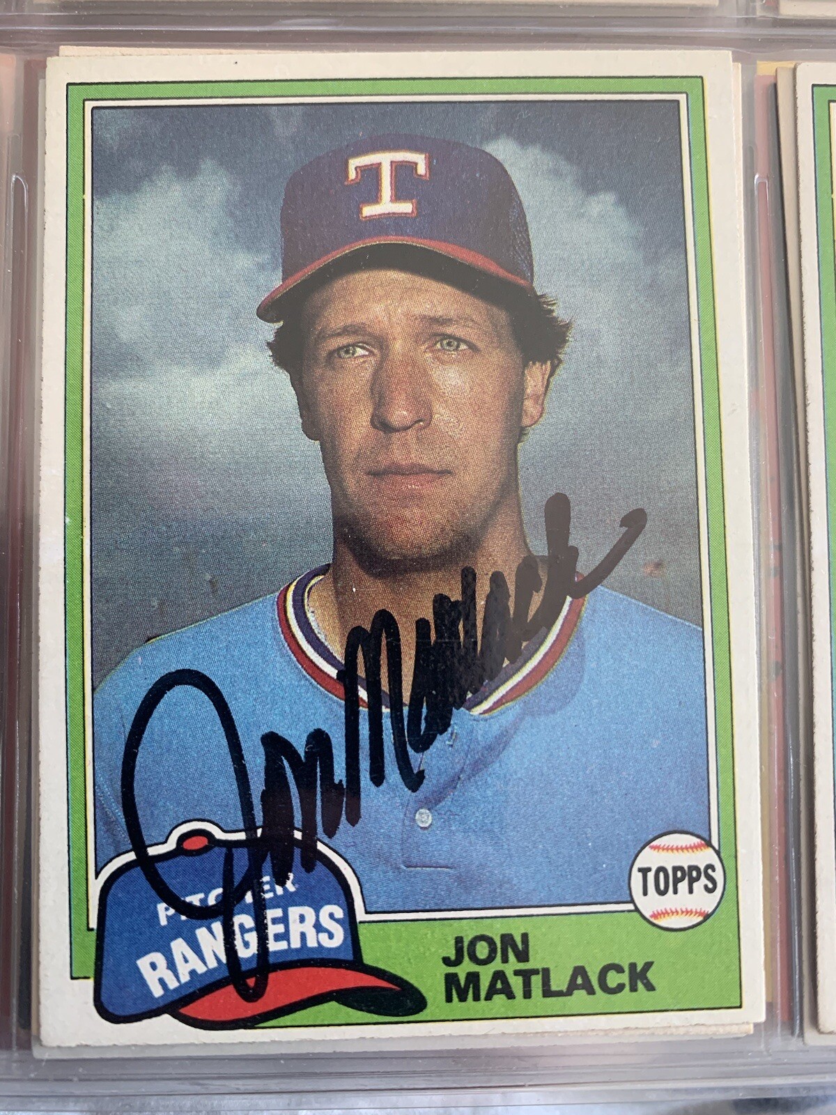 Jon Matlack autographed 1981 TOPPS baseball card | eBay