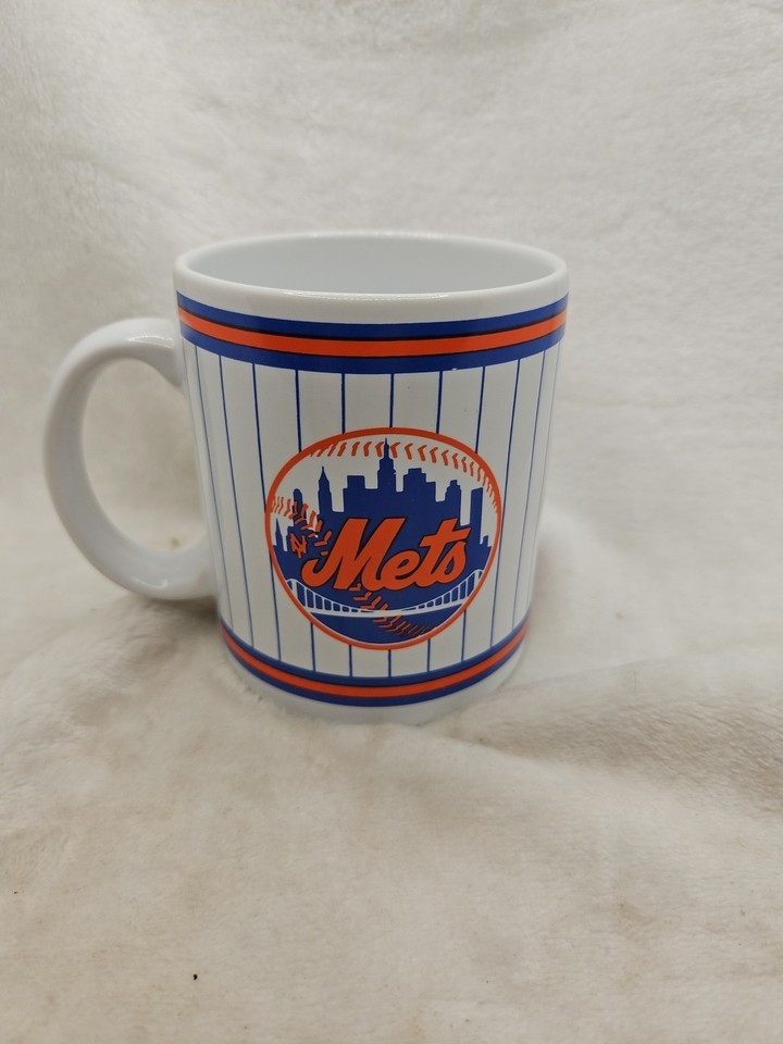 MLB New York Mets Logo White Orange Coffee Mug | eBay