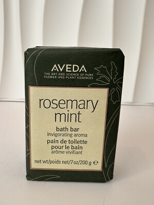 Aveda Rosemary Bath Bar 7 Oz 200 g Full Size Invigorating Aroma ...