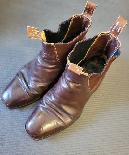 RM Williams Chelsea Boots Brown Leather AU/UK 8.5G, 9.5US | eBay