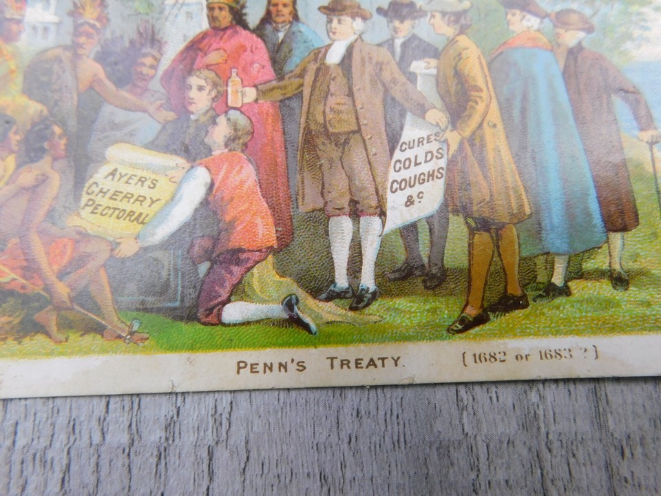 Ayer's Cherry Pectoral Medicine Penn's Treaty Vintage Victorian Trading ...