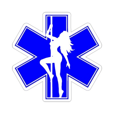 Paramedic EMS EMT sexy silhouette exotic dancer strip girl Sticker ...