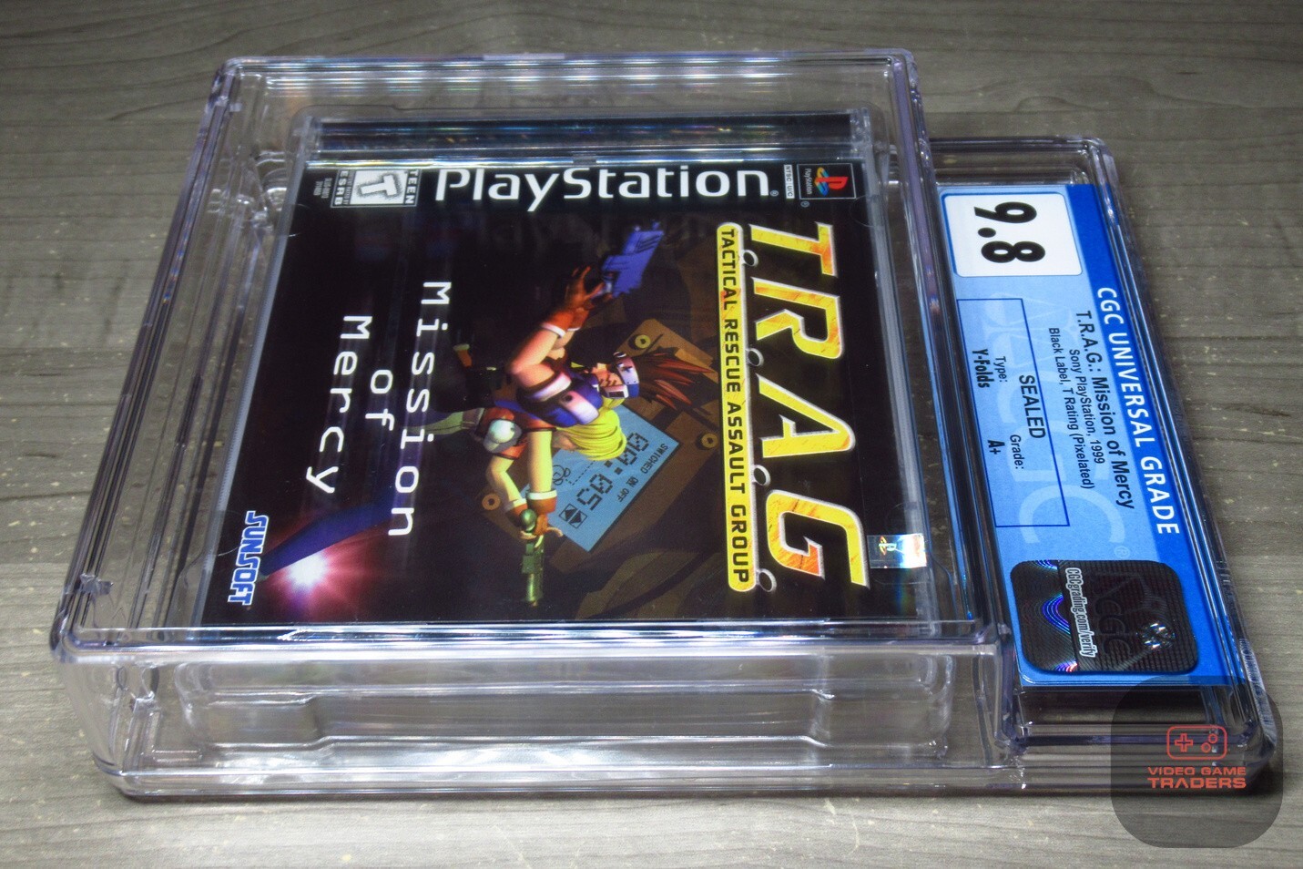 CGC 9.8 A+ - TRAG, T.R.A.G.: Mission of Mercy (PlayStation 1, PS1 1999 ...