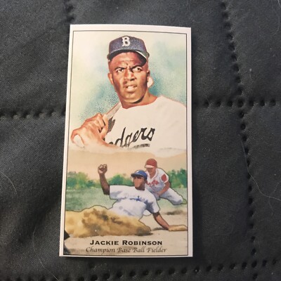 JACKIE ROBINSON 2011 TOPPS CHAMPIONS OF THE GAME MINI BROOKLYN DODGERS ...