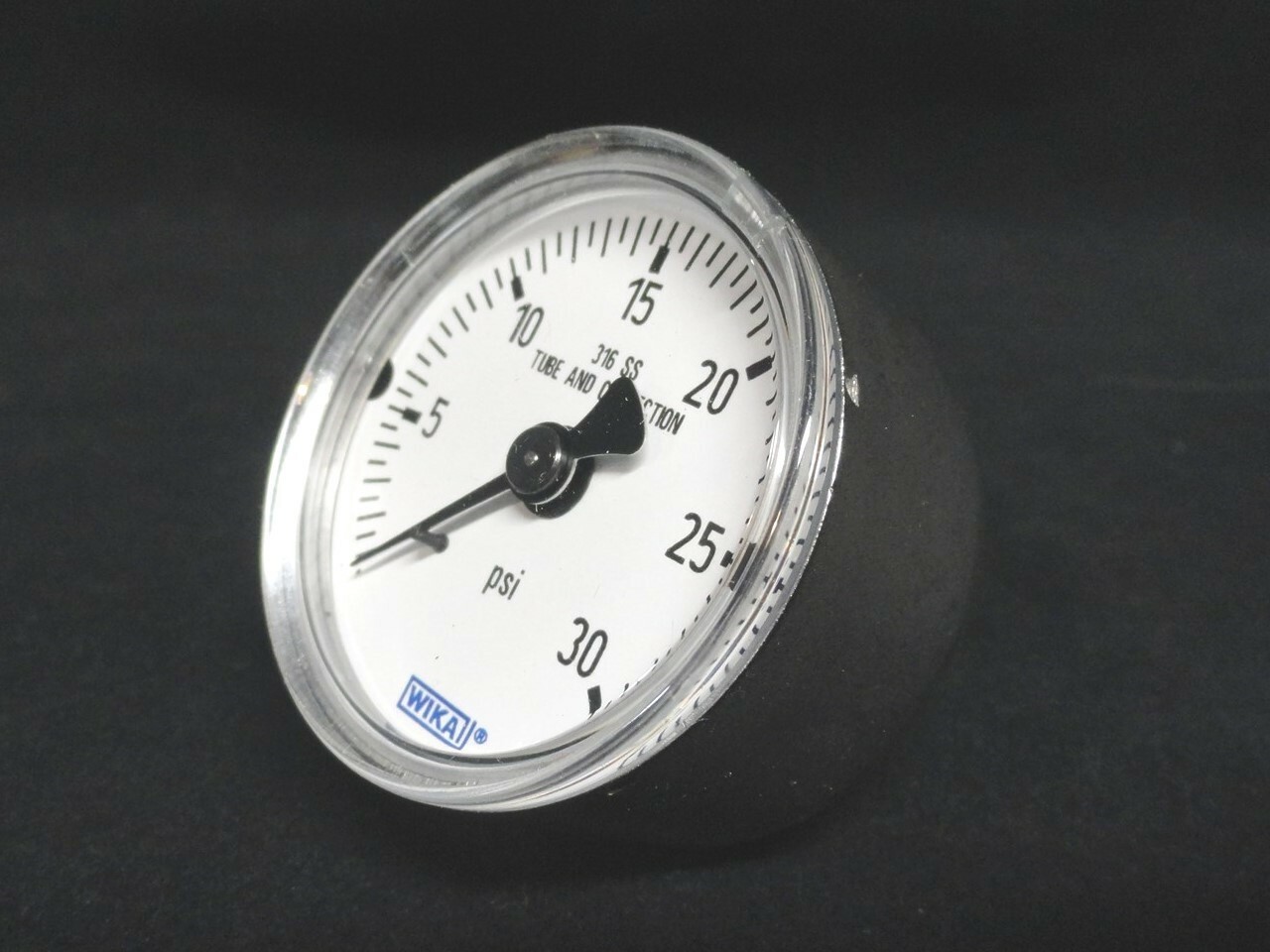 (2 pcs) WIKA GAUGE 2" ~ PN: 131.11 ~ 4228735~ 0-30 PSI ~ Rear 1/4" NPT ...