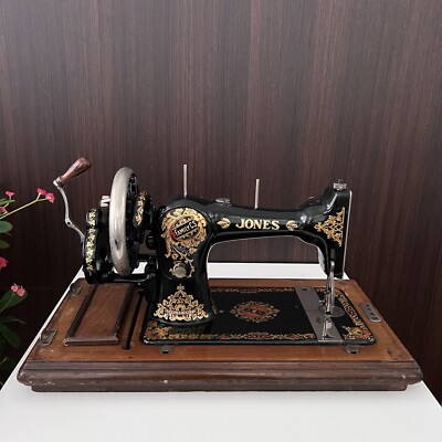 Sewing Machines - Jones Hand Crank Sewing Machine