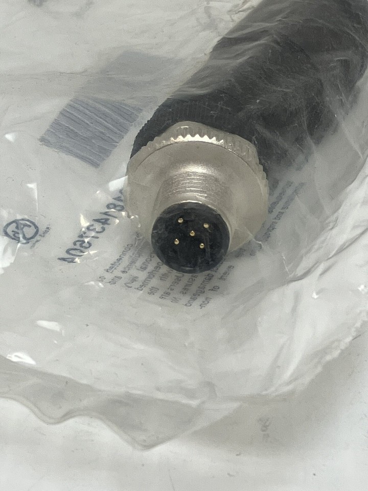 Binder 99-0437-19-05 M12 Male Sensor Connector Plug 5-Pin Screw Clamp ...