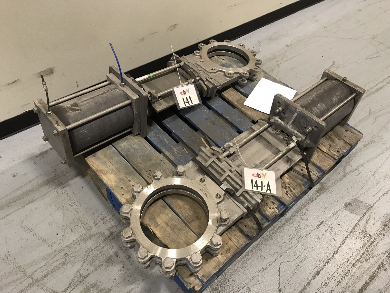 TYCO ROVALVE PSC17-10" STAINLESS AIR ACTUATED KNIFE GATE VALVE | eBay