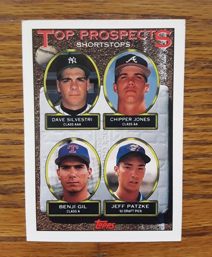 1993 Topps Top Prospects #529 BRAVES Chipper Jones RC | eBay