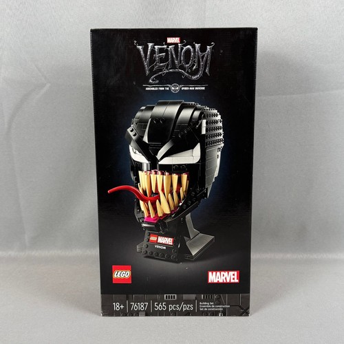 Lego #76187 Venom Bust Mask Helmet Marvel Spider-Man Retired Brand New ...