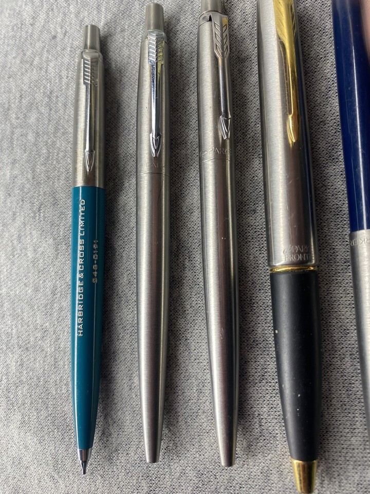 Bundle Of Parker Pens & Fountain Pens Mixed Job Lot need refills | eBay UK