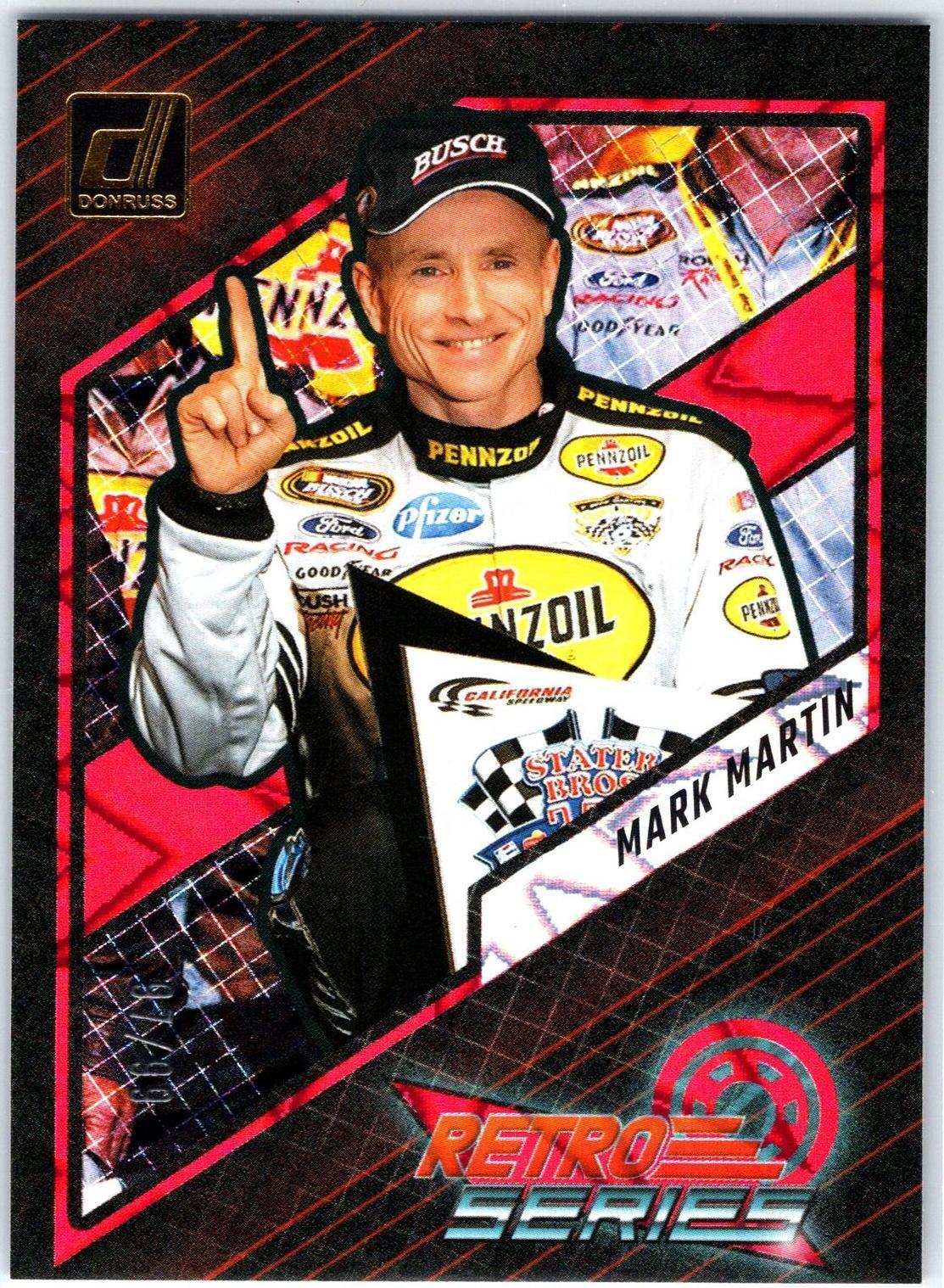 2024 Panini Donruss NASCAR - Retro Series Mark Martin #17 Red Xplosion ...