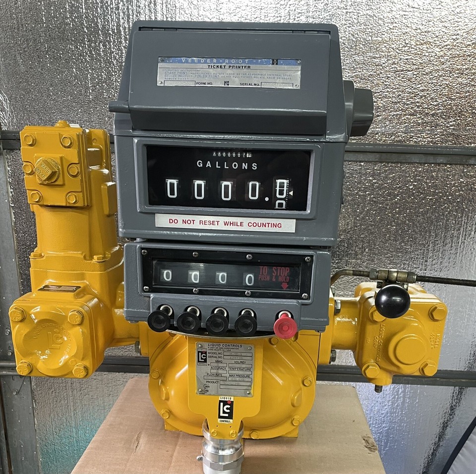 Liquid Controls M15 Meter LC M-15-1 Fuel Lube Oil Bio Diesel AV Gas 200 ...