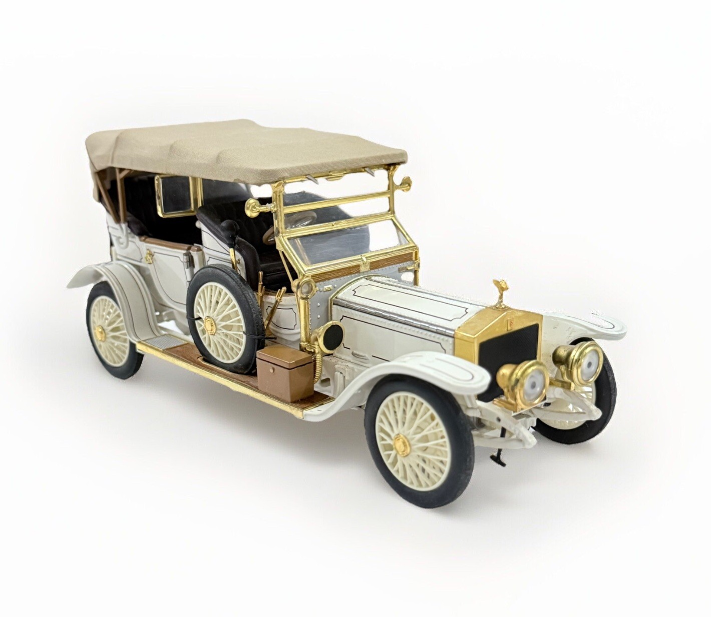 Vintage 1911 Rolls Royce Tourer Silver Ghost Franklin Die Cast 1:24 ...
