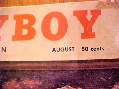 Playboy Aug 1956 v3 #8 Jonnie Nicely Anita Ekberg Greece Party Jokes ...