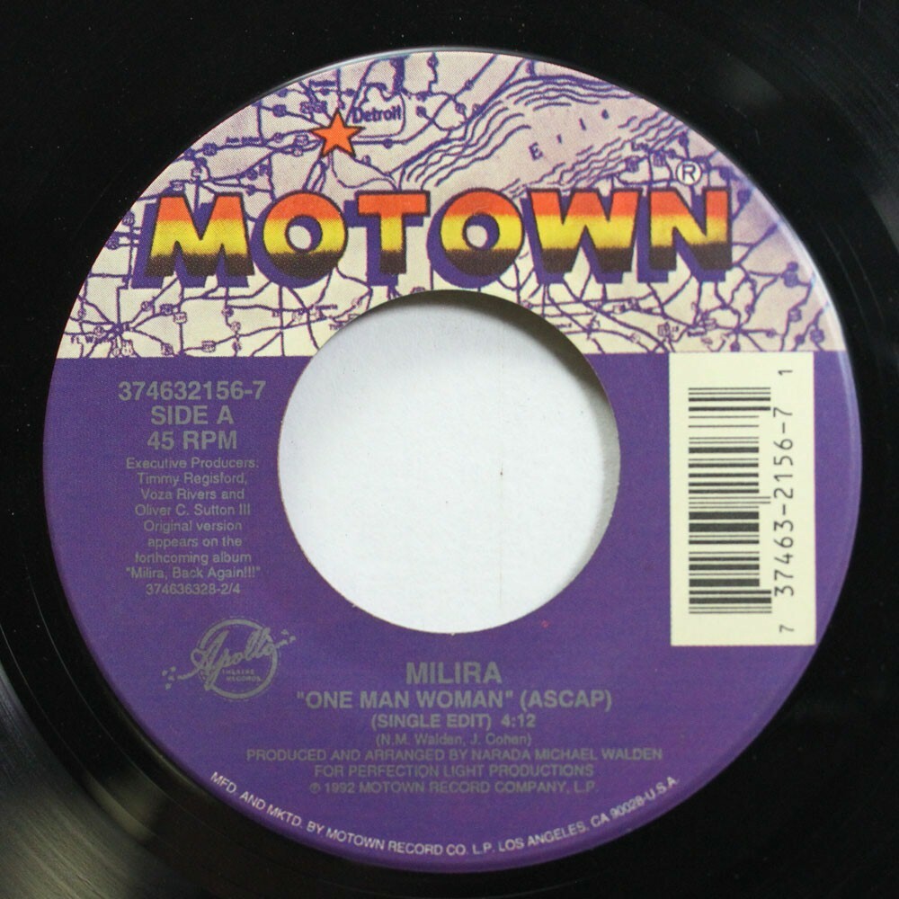 Soul 45 Milira - One Man Woman / One Man Woman On Motown | eBay