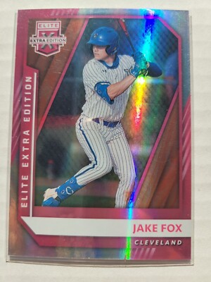 2021 Elite Extra Edition Pink Parallel RC #95 Jake Fox Guardians | eBay