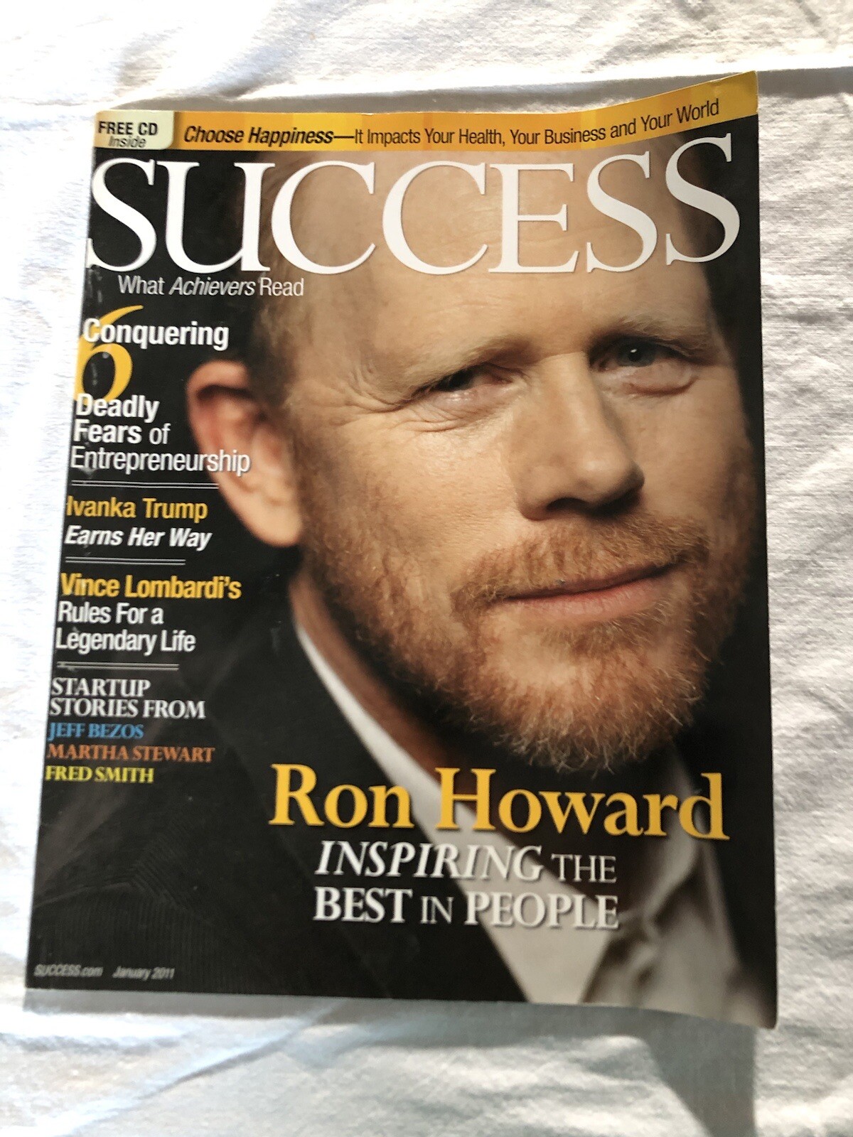 Success Magazine January 2011 - Ron Howard, Ivanka Trump, Vince ...
