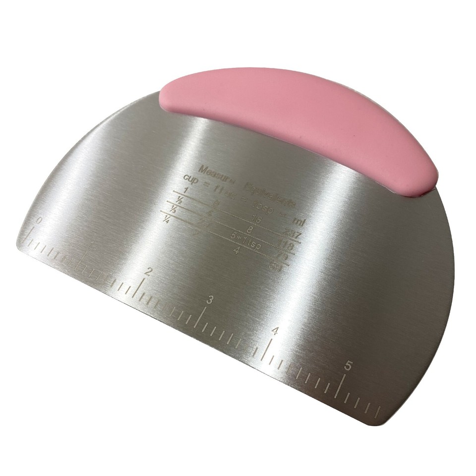 Dough Scraper Cutter,Pastry Pizza Cutter,Stainless Steel Tool with ...