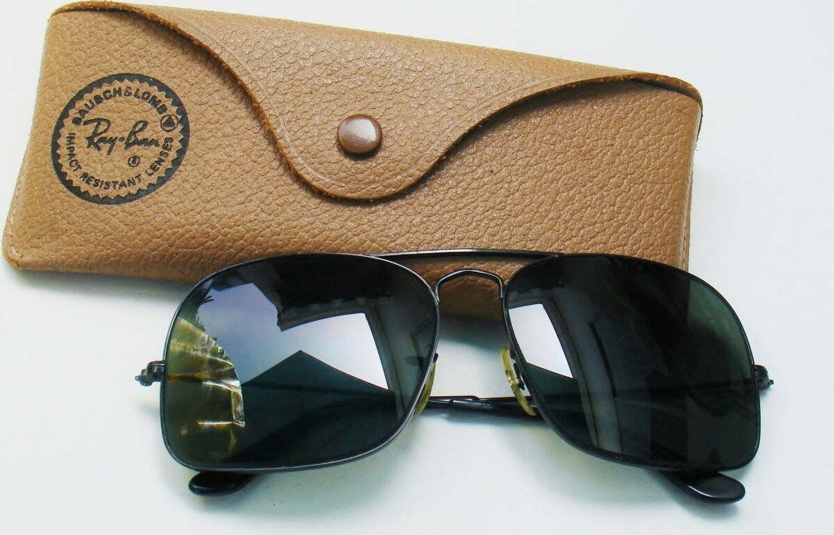 Vintage B&L Ray Ban USA Caravan Avalar G15 Lenses Black Vintage B&L Ray Ban USA Caravan Avalar G15 Lenses Black