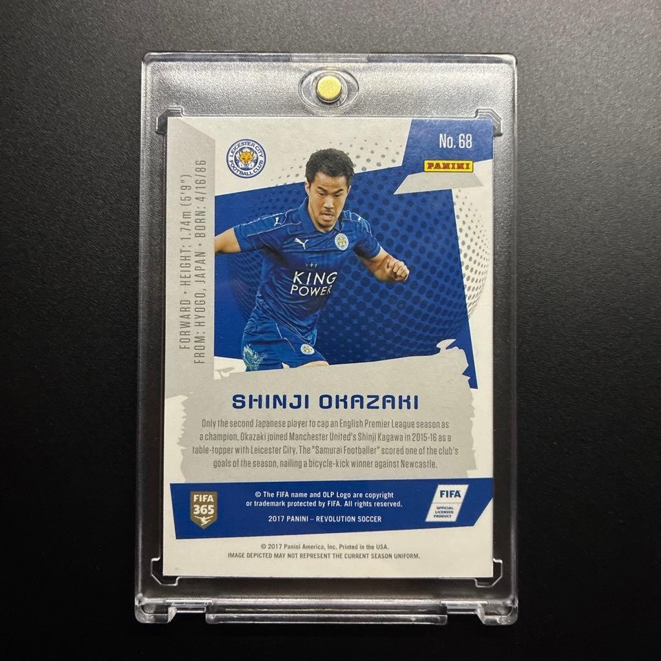 Soccer Card Shinji Okazaki Leicester City Panini Revolution | eBay
