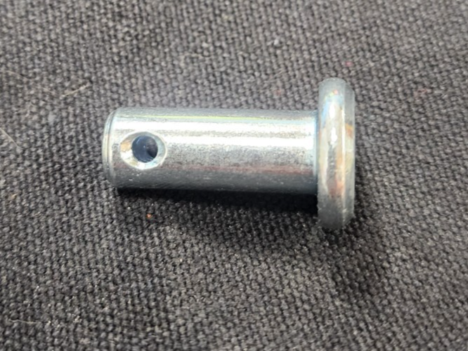 clevis pin 10mm dia X 18.4mm usable length clear zinc plated | eBay