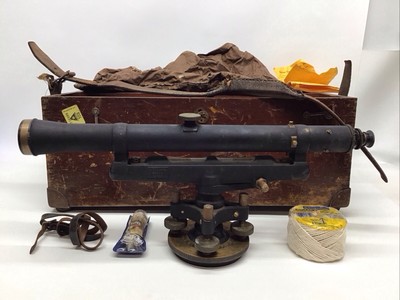 Vintage Dietzgen Dumpy Level Survey Tool In Case with Accessories | eBay