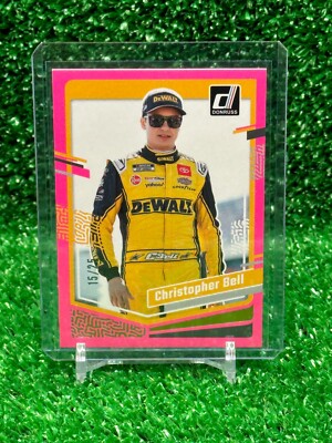 2024 Panini Donruss Pink Christopher Bell Card #9 #'d 15/25 DeWalt | eBay