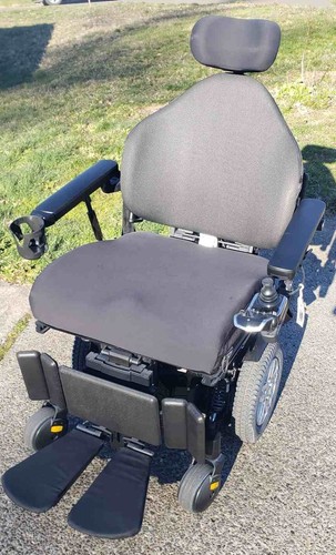 Quantum Edge HD Eye Level Electric Wide Wheelchair Power Chair Mobility ...