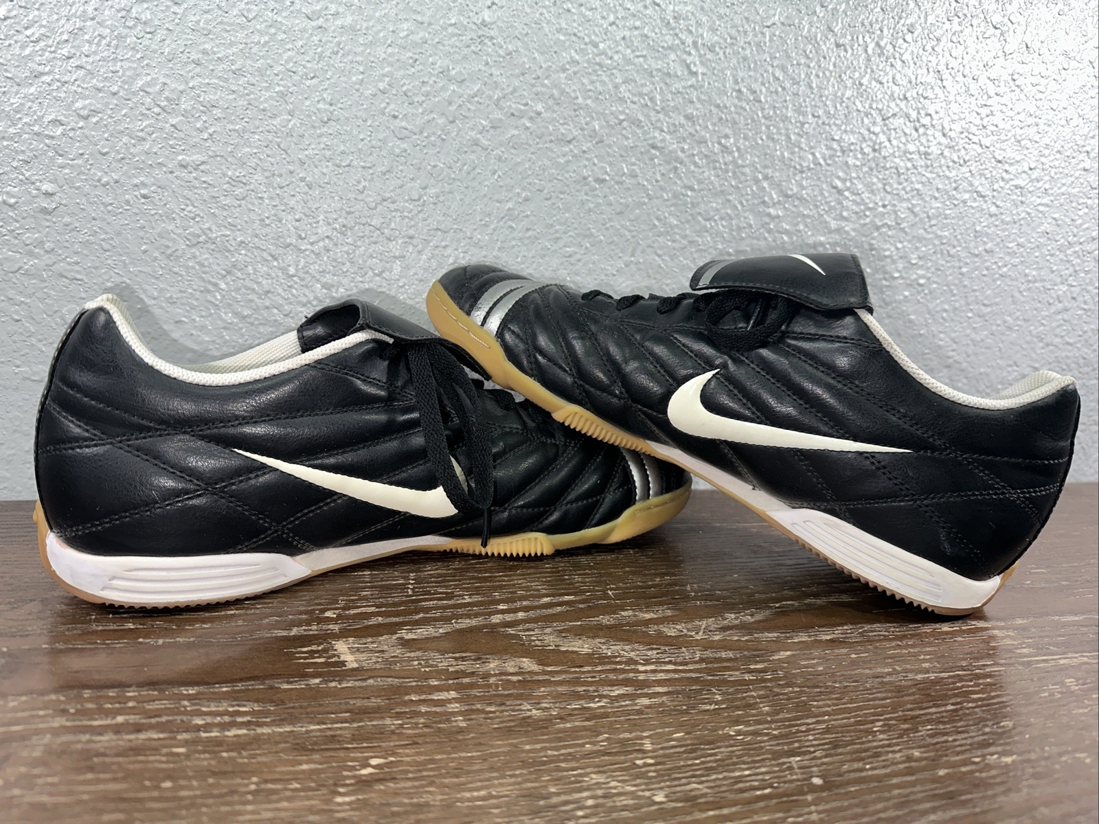 Nike Premier IC Black White Indoor Cleat Shoes 316745-011 Men’s Size 11 ...