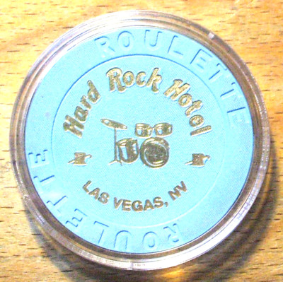 Hard Rock Casino ROULETTE Chip - Blue - Drum Set - LAS VEGAS, Nevada | eBay