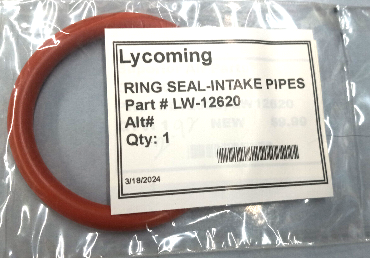 Lycoming P/N LW-12620 RING SEAL-INTAKE PIPES | eBay