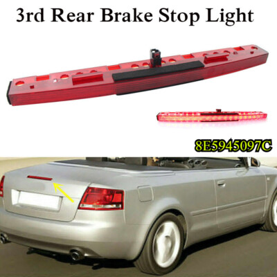 LED 3rd Third Stop Brake Light Center High Mount For AUDI A4 S4 B6 B7 ...